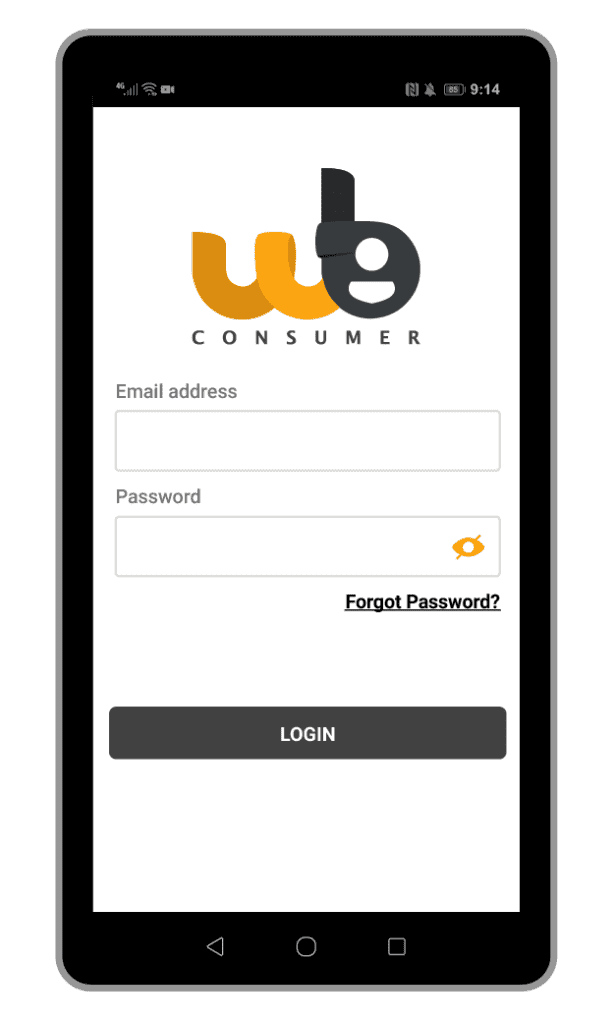 WeBill – Our Products – Consumer App